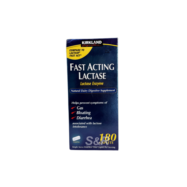 Kirkland Signature Fast Acting Lactase 180 caplets | Lazada PH