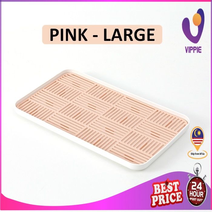 VIPPIE Drain Tray Cup Holder Creative Rectangular Cup Tea Plate Double ...