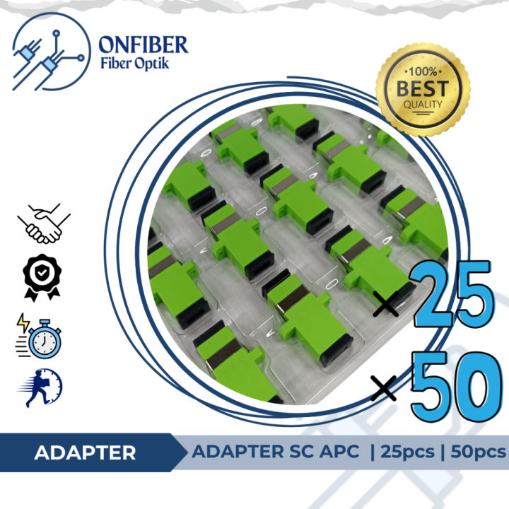 ADAPTER SC APC | Pin Barrel | Konektor Kabel Fiber Optik | Lazada Indonesia