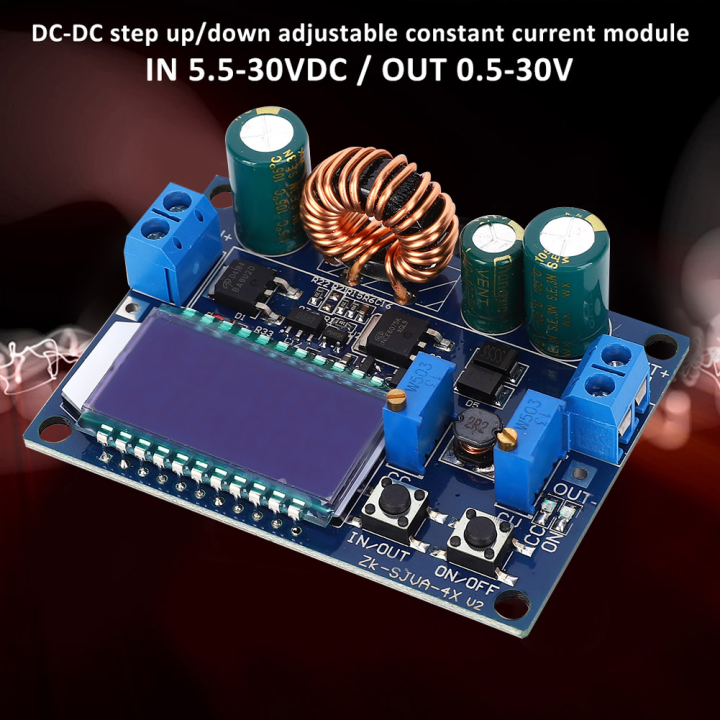 DC-DC 5.5-30V to 0.5-30V Automatic Step up Down Converter Boost Buck ...