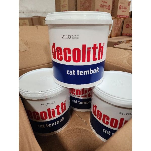 Cat Tembok DECOLITH ORIGINAL 5kg / cat tembok berkualitas / cat tembok ...