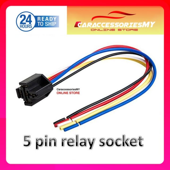 CAR 5PIN 87A 5 Pin RELAY SOCKET CONNECTOR 1PCS | Lazada