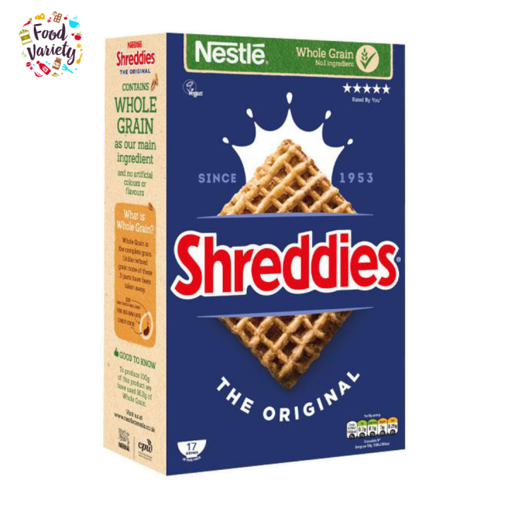 Nestle The Original Shreddies Cereal 720g เนสท์เล่ ซีเรียลเชรดดีส์สูตรต้นตำรับ 720 กรัม | Lazada ...