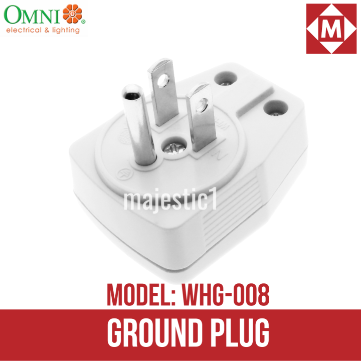 Omni Heavy Duty Ground Plug 20A WHG-008 | Lazada PH