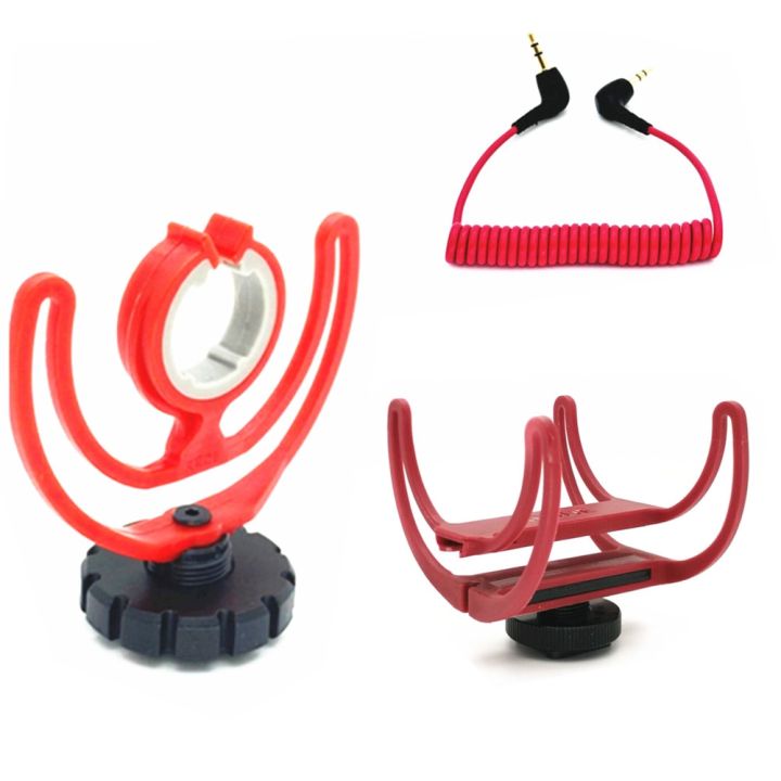 Cold Shoe Microphone Clamp Clip Tripod Mount Bracket Stand Adapter For ...