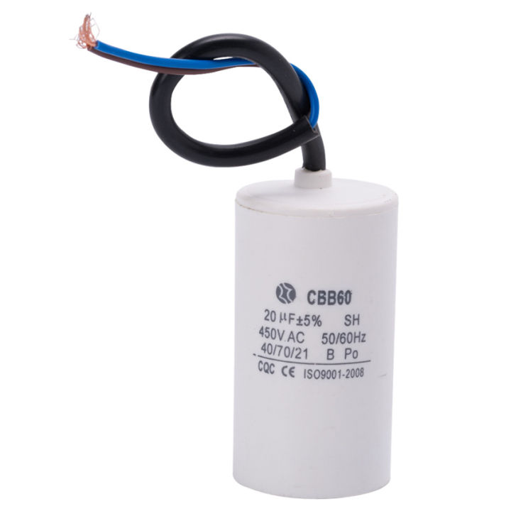 Motor Start Capacitor 450V 20uF CBB60 Motor Running Capacitor Motor ...