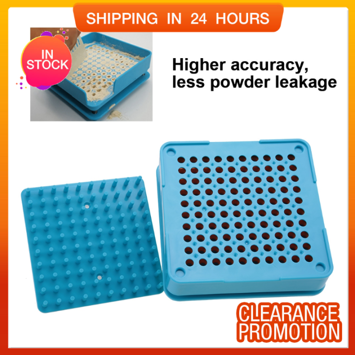 4 ประเภท 100 หลุมบรรจุแคปซูลที่ว่างเปล่าด้วยผง S preader แผ่นแคปซูล ...