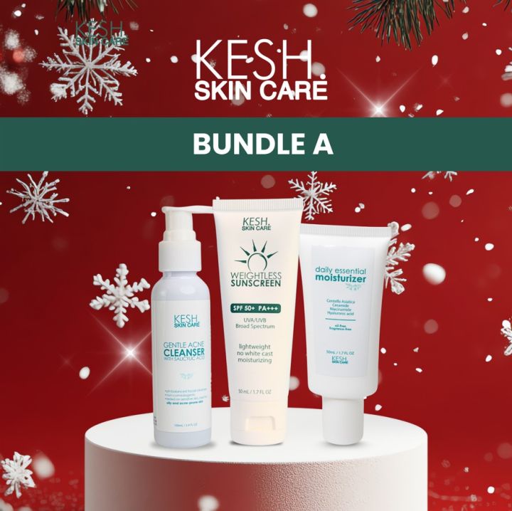 KESH Bundle A – Basic Skincare Set for Oily and Acne Prone Skin also ...
