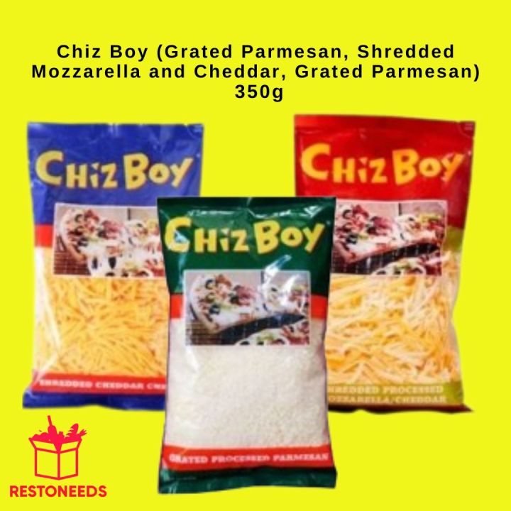 Chiz Boy (Grated Parmesan, Shredded Mozzarella and Cheddar, Grated ...