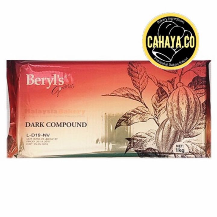 Beryl's Dark/Milk Compound Chocolate Block Dark/Milk Bar Coklat | Lazada