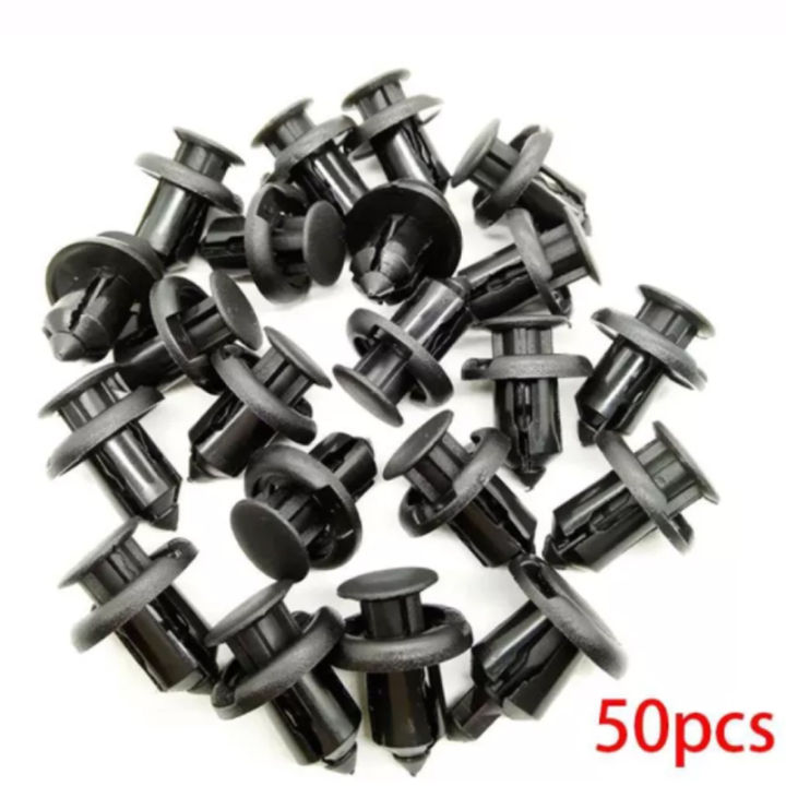 COD 50PCS 10mm Automobile Plastic Fastener Clip for Honda Civic Accord ...