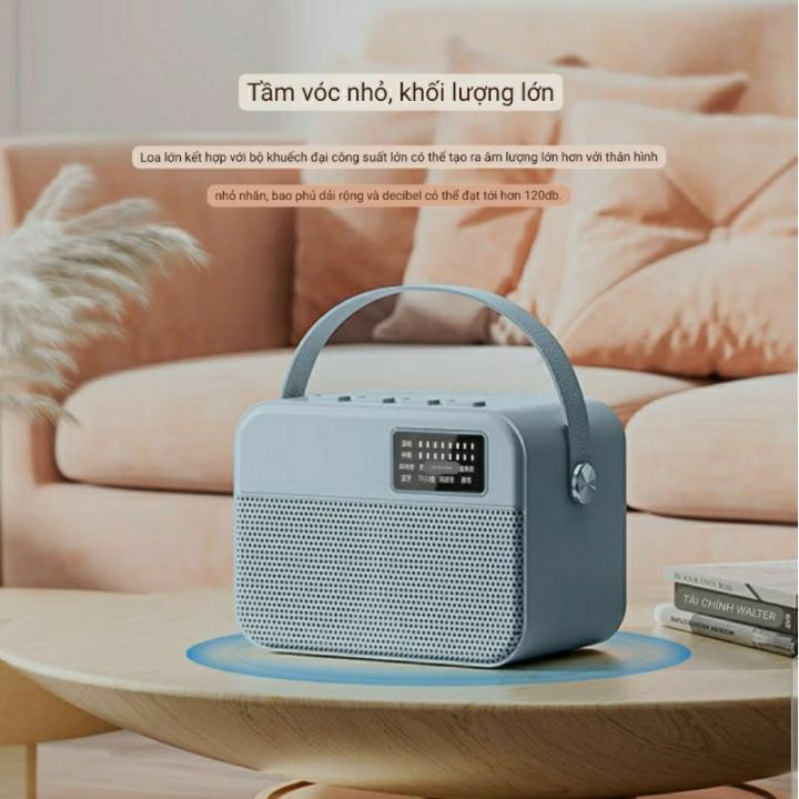 Loa Bluetooth Karaoke mini PACK&GO KMS01 + 1 Mic không dây Âm Thanh ...