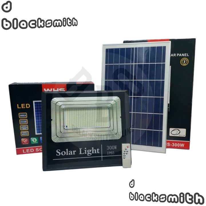 Original WHS Heavyduty Outdoor Solar LED FloodLight And Solar Panel ...