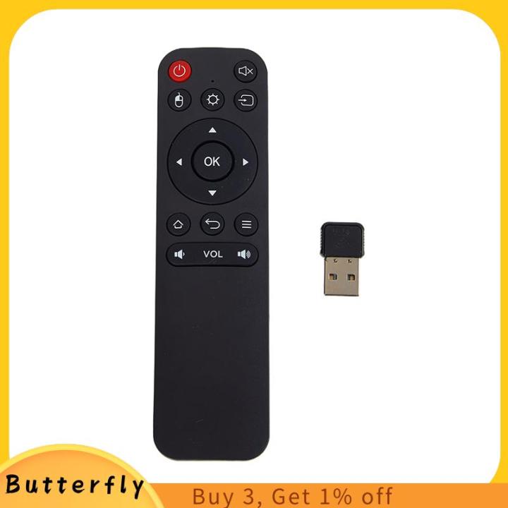 Butterfly 2.4G Wireless USB Receiver TV Box Remote Control Wireless Air ...