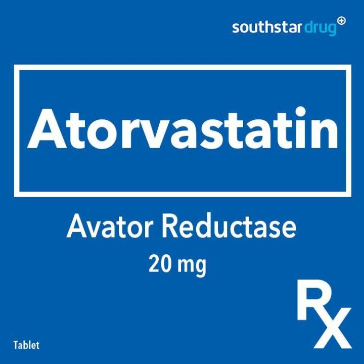Rx: Avator Reductase 20mg Tablet | Lazada PH