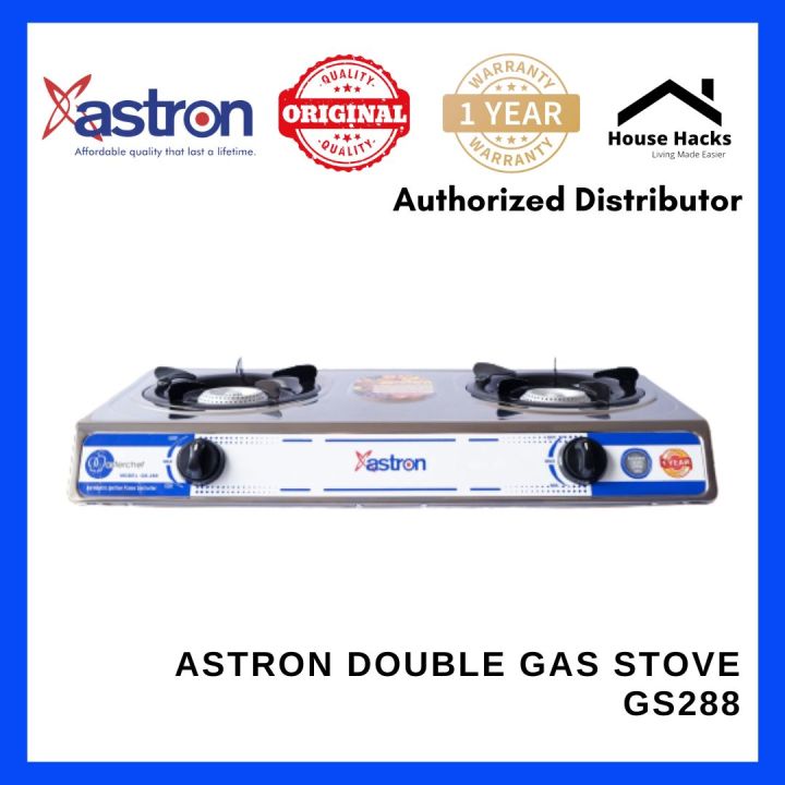 Astron Double Gas Stove GS288 (House Hacks) | Lazada PH