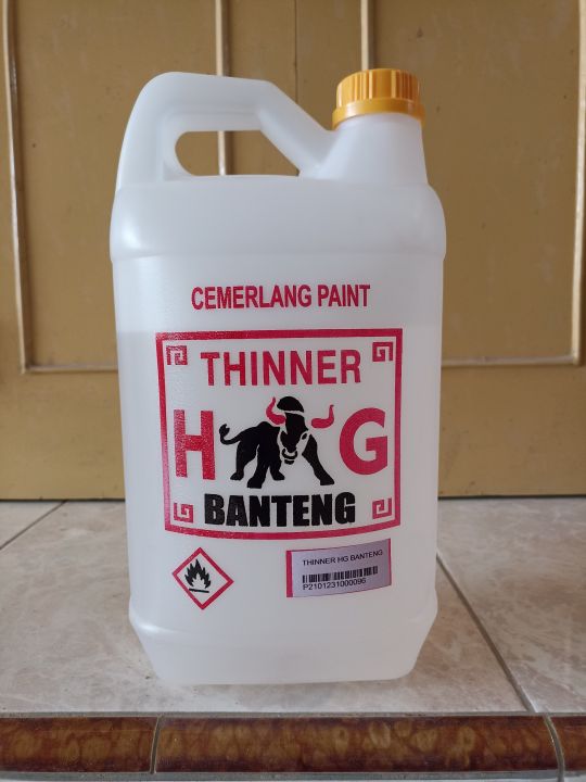 Thinner HG Banteng tiner pengencer cat duco High Gloss 4liter | Lazada ...