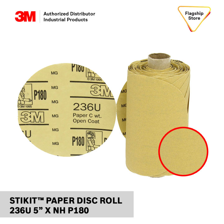 3M 236U STIKIT DISC ROLL GRIT 180 | Lazada PH