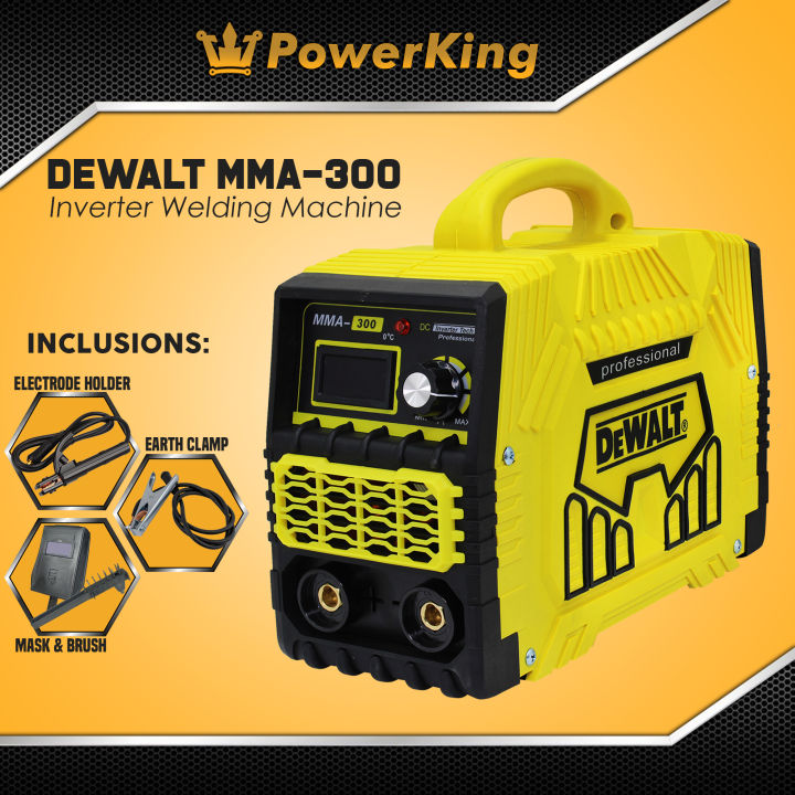 DeWALT PRO MMA-300 DC Inverter Welding Machine | Lazada PH