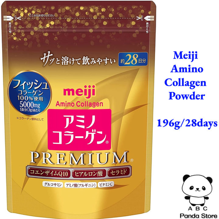Meiji Amino Collagen Powder Premium 196g/28days Meiji Collagen Powder ...