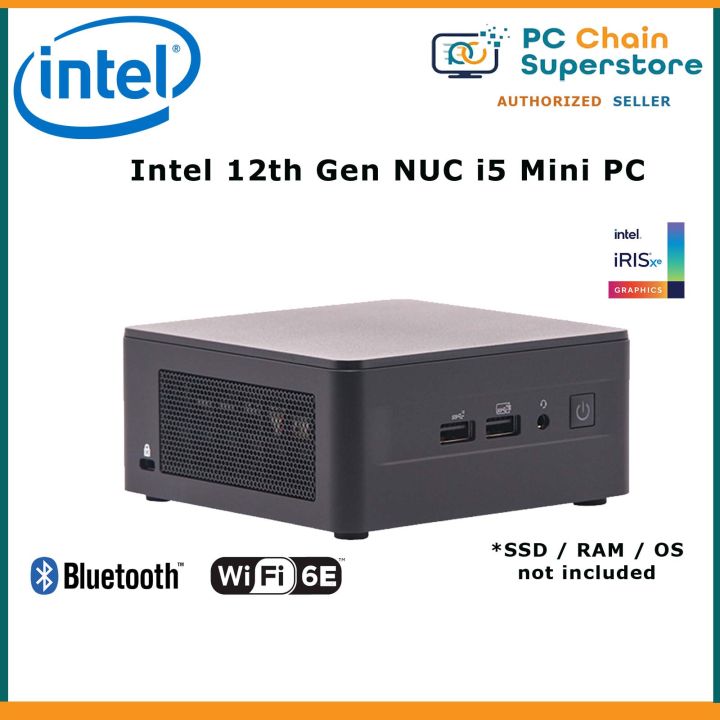 Intel NUC 12 Pro Kit i5 12th Gen i5-1240P 12 Cores Barebone Mini ...