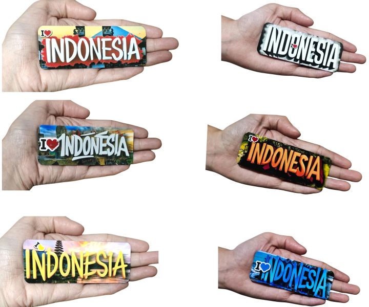 RUBBER REF MAGNET RECTANGLE SOUVENIR INDONESIA | Lazada PH