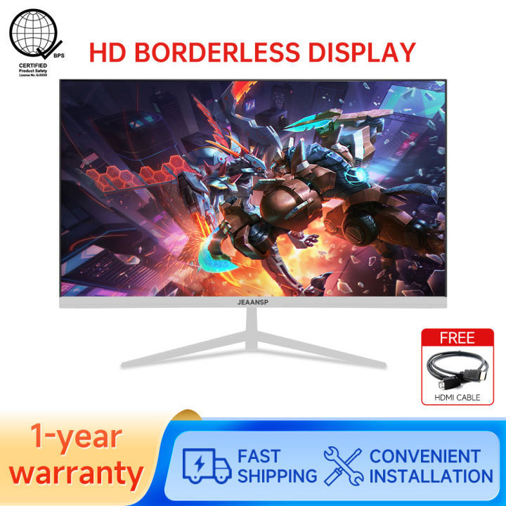 JEAANSP Full HD 22/24/25/27 Inch Frameless Esports Monitor 75Hz ...