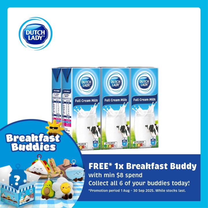 Dutch Lady UHT Full Cream Milk 6 x 200ml | Lazada Singapore