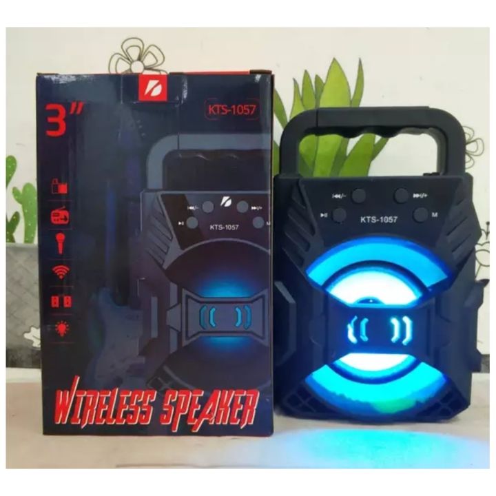 Portable Bluetooth Speaker KTS-1057 Wireless Speaker With RGB Light ...