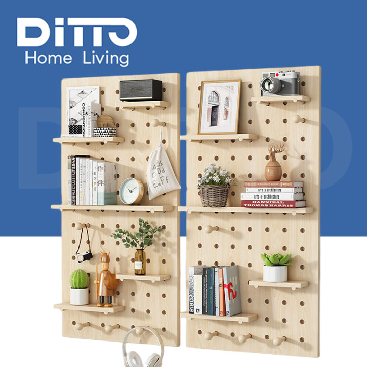 Ditto Solid Wooden Wall mounted shelves Bookshelves Storage racks Wall ...