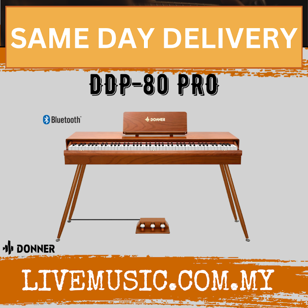 Donner DDP-80 PRO Solid Wood 88 Key Weighted Digital Piano ( DDP80 PRO/ DDP80-PRO ) | Lazada