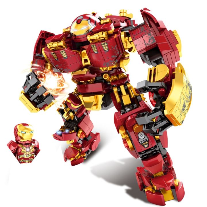 Superhero Avengers, Iron Man Hulkbuster, Steel Mechanical Action ...