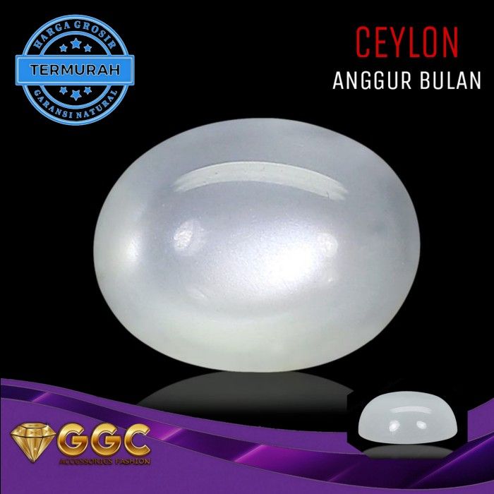 Batu Natural Anggur Bulan Ceylon Original | Lazada Indonesia