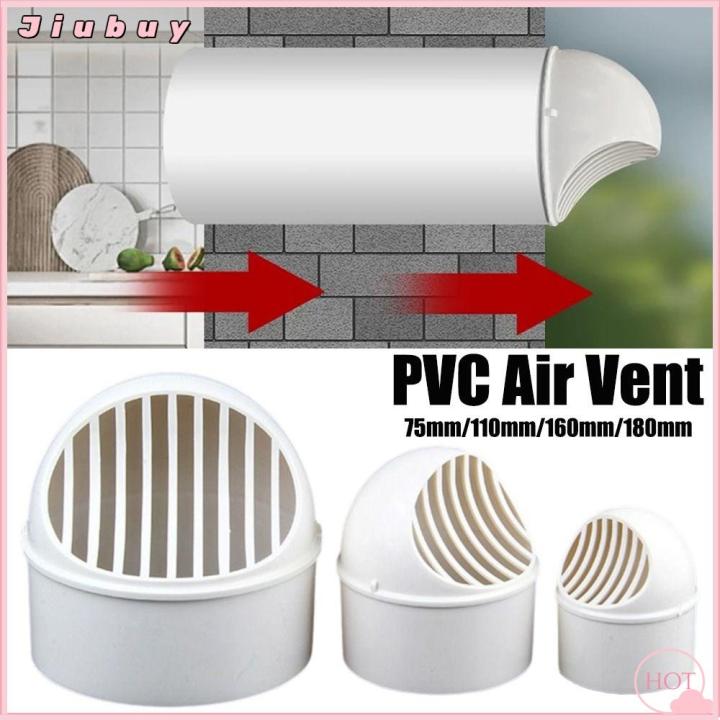 JIUBUY PVC Air Vent Half Spherical White Ducting Ventilation Vent Cover ...