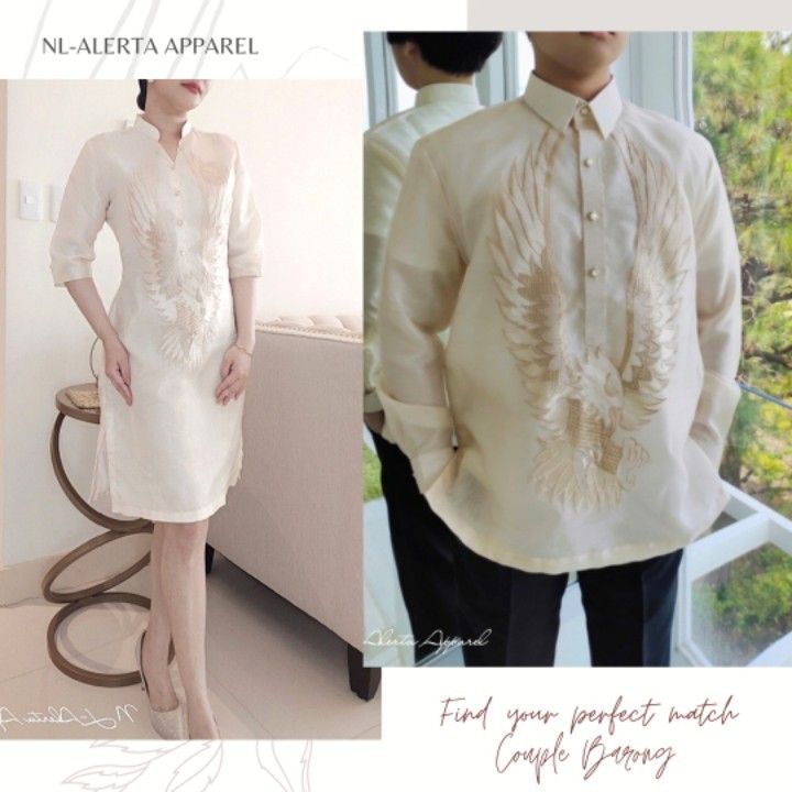 MODERN FILIPINIANA COUPLE BARONG EAGLE | Lazada PH