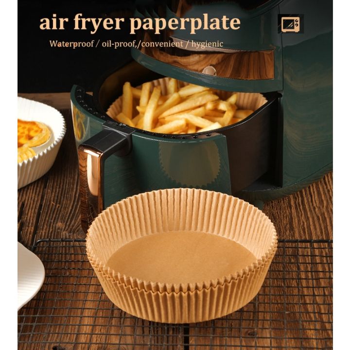 50pcs Disposable Air Fryer Paper Liner Air Fryer Oil Proof Sheet ...