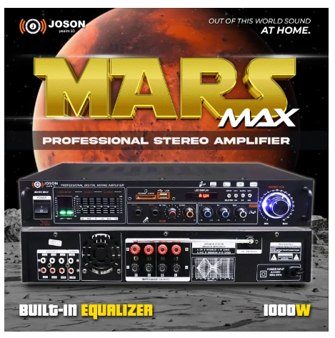 Original JOSON MARS/Mars Max POWER AMPLIFIER FM/USB/SD/BT PLAYER - 600W ...