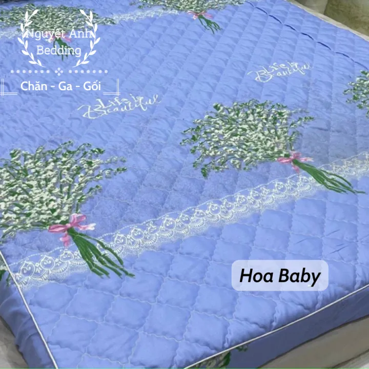 (LƯƠNG VỀ) ️🎉 Ga trần bông, drap bo chun dày dặn bọc đệm cao 15 phân ...