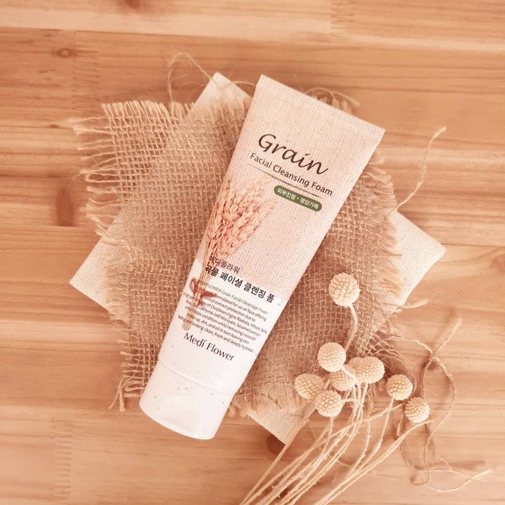 [Mediflower] Grain Facial Cleansing Foam, Peeling Gel, Cleansing Water ...