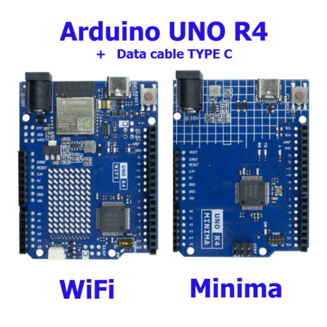Arduino UNO R4 Development Board Minima / WiFi with data Cable Type C | Lazada.co.th