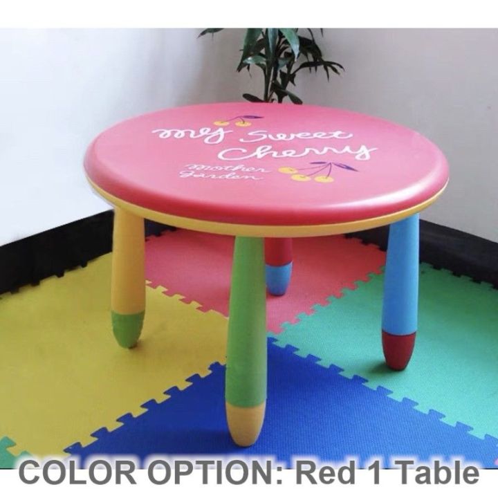 Kid Learning Round Table Junior Study Table Kids Table Kindergarden ...