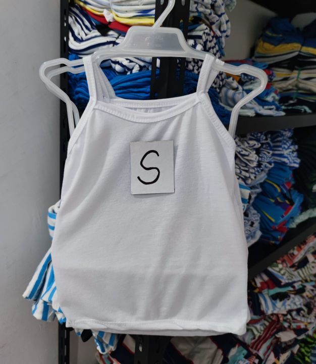 Plain White Sando kids girl school inner uniform | Lazada PH