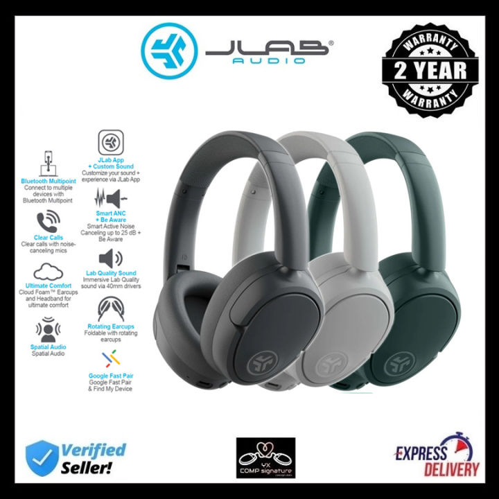 JLab JBUDS LUX ANC | Smart Active Noise Cancelation | 70hrs Playtime ...