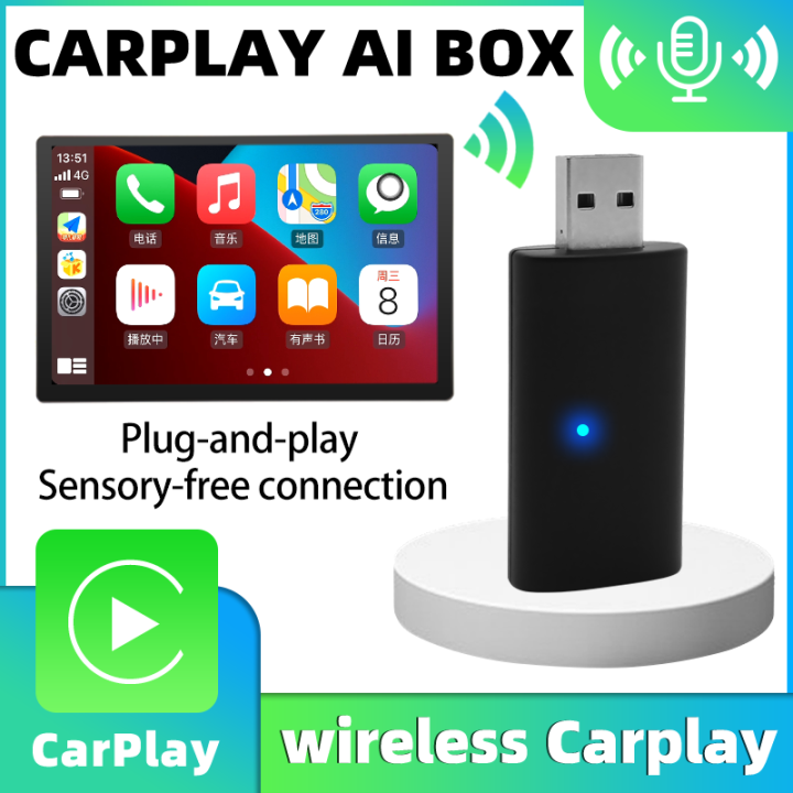 P6499 Wireless CarPlay AI Box Wired to Wireless Carplay Adapter Auto ...