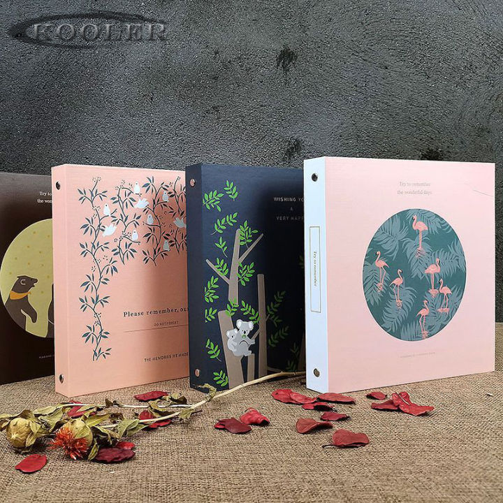 Self-Adhesive Inner Pages DIY Photo Album Children's growth album ...