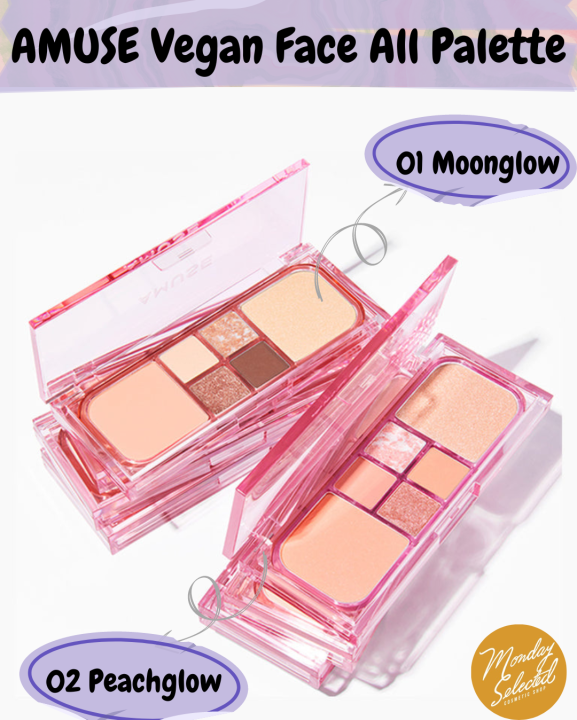 #พร้อมส่ง# AMUSE Vegan Face All Palette | Lazada.co.th