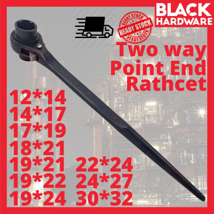 Black Hardware Two Way Pointed Tail Hexagon Working Industrial Quick ...