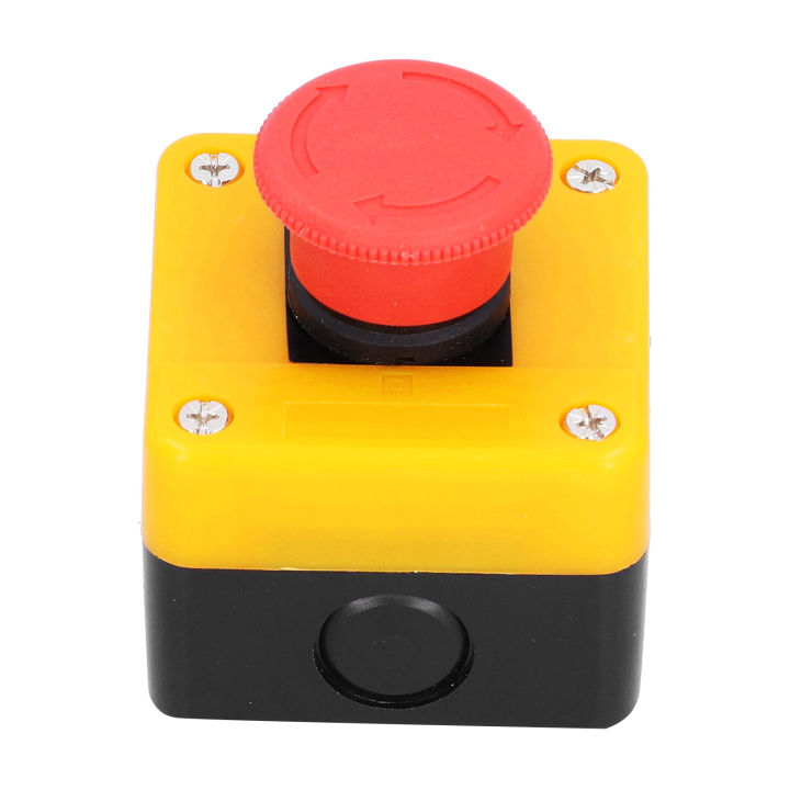 Waterproof Emergency Stop Button 10A - Red Mushroom Push Switch for ...
