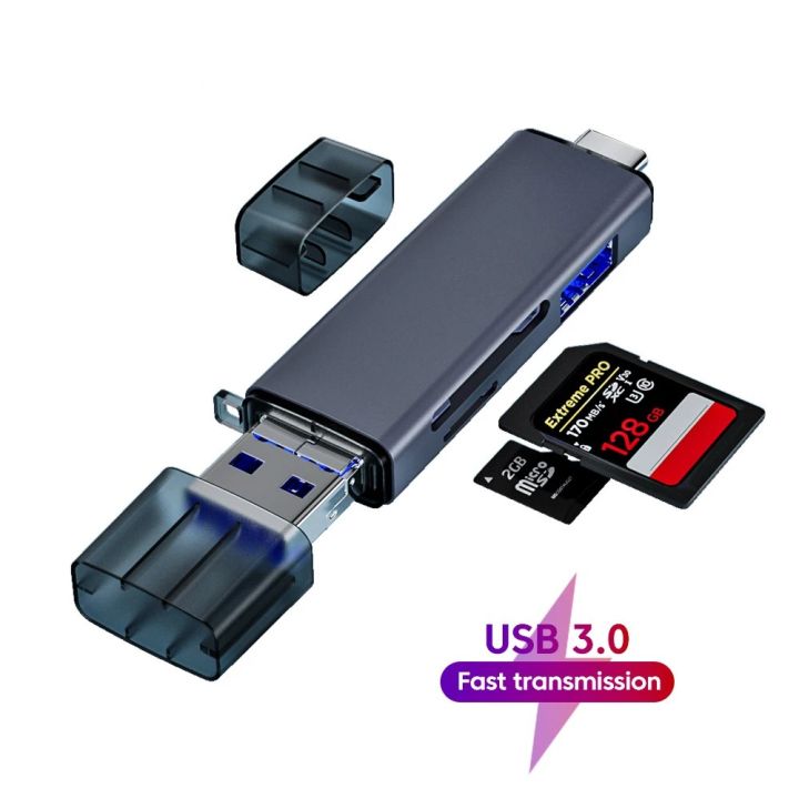 Multi-Function Card Reader USB3.0 To Type C Micro Sd Card Reader Tf ... Multi-Function Card Reader USB3.0 To Type C Micro Sd Card Reader Tf ...