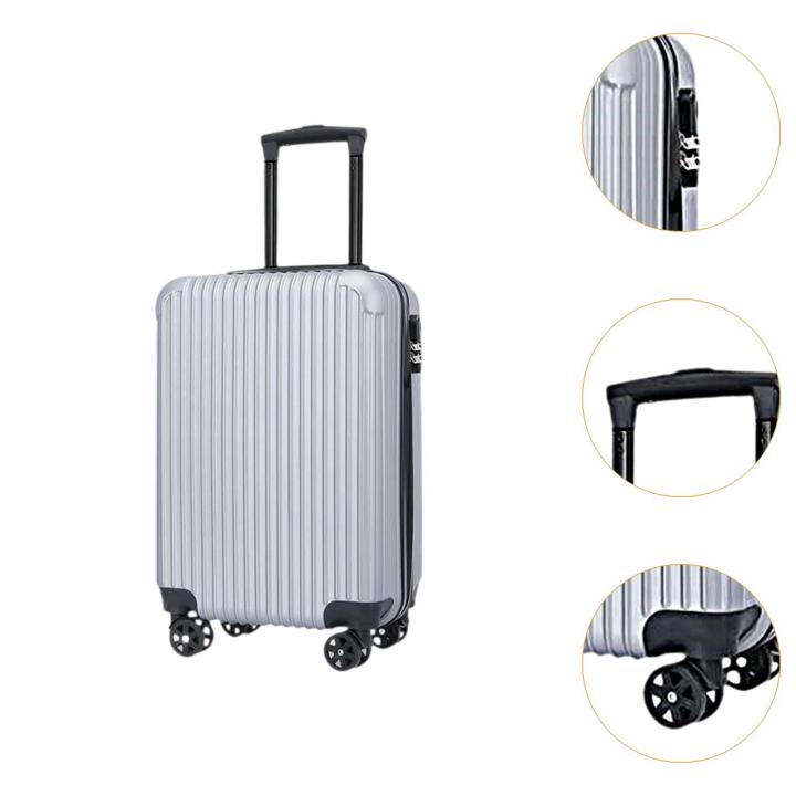 BNCLOTH Cabin Suitcase 20in Rubber Handle Portable for Adults Zipper ...